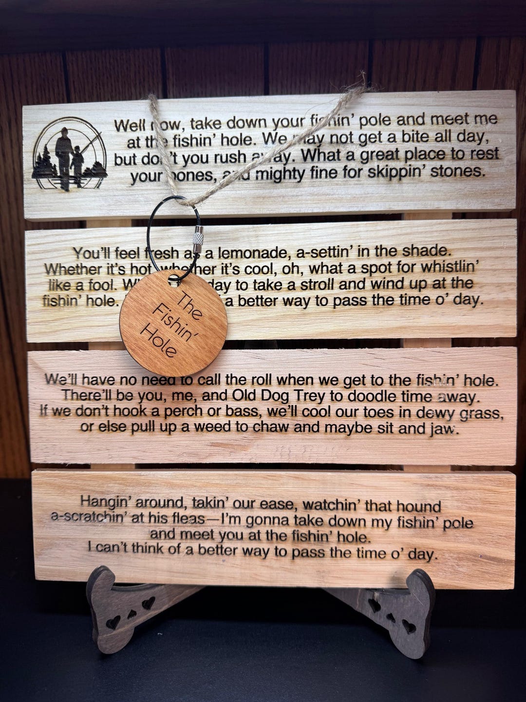 Wooden "the Fishing Hole" Andy Griffith Mayberry Sign - Etsy