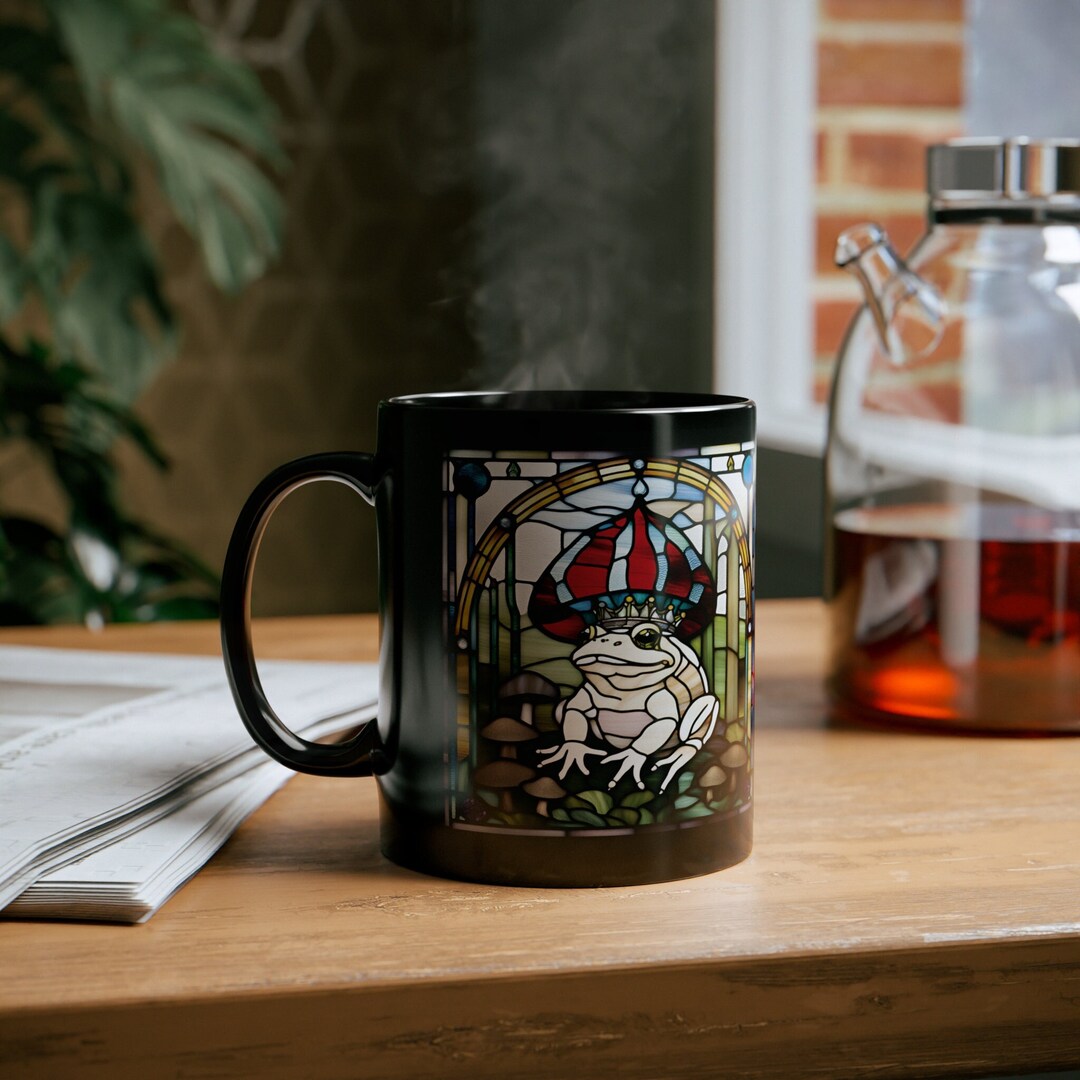 Mushroom Mug, Toad Mug, Goblincore Decor, Cottagecore Mug, Frog Mug ...