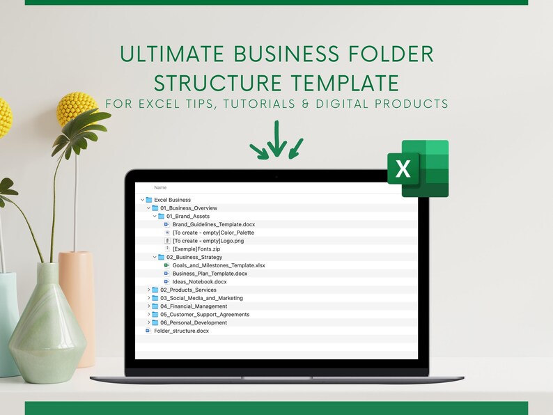 Ultimate Business Folder Structure Template for Excel Tips, Tutorials ...