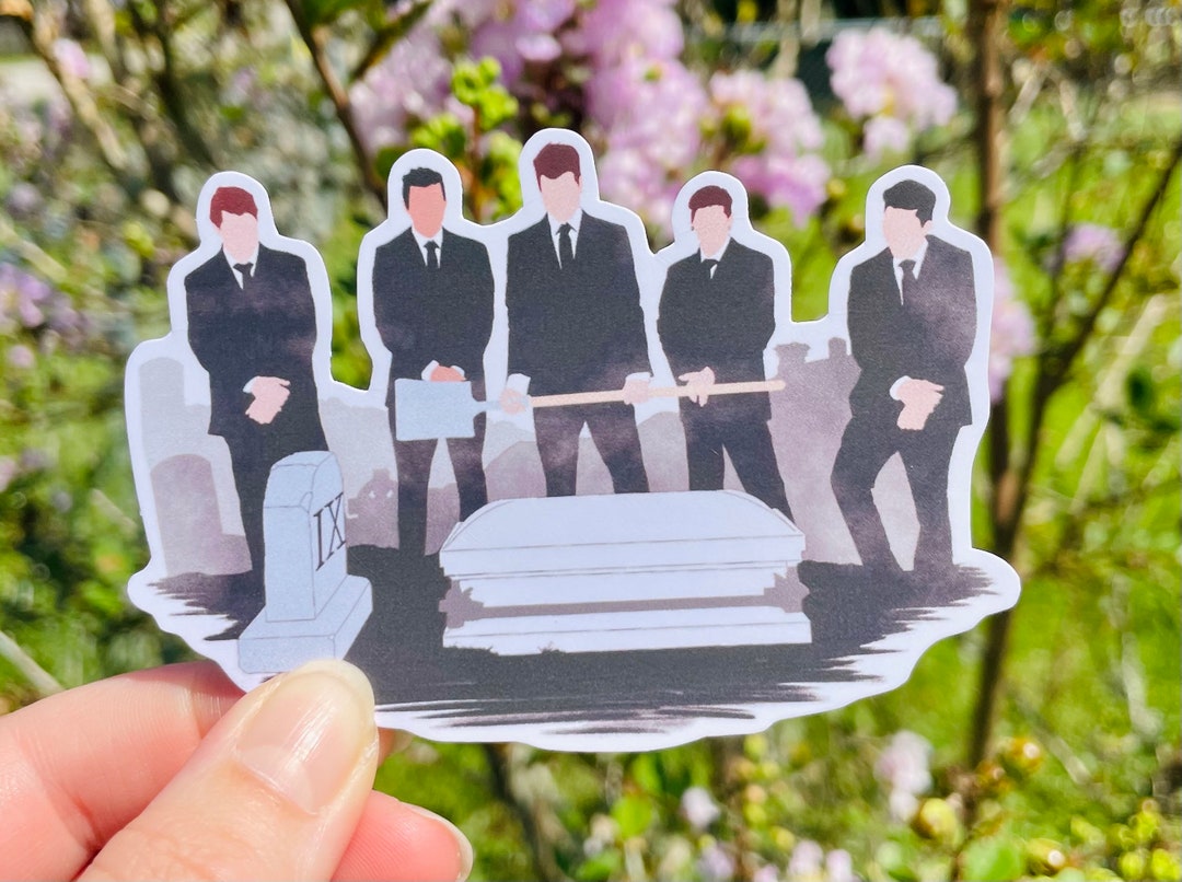 Metalcore Band Funeral Sticker - Etsy