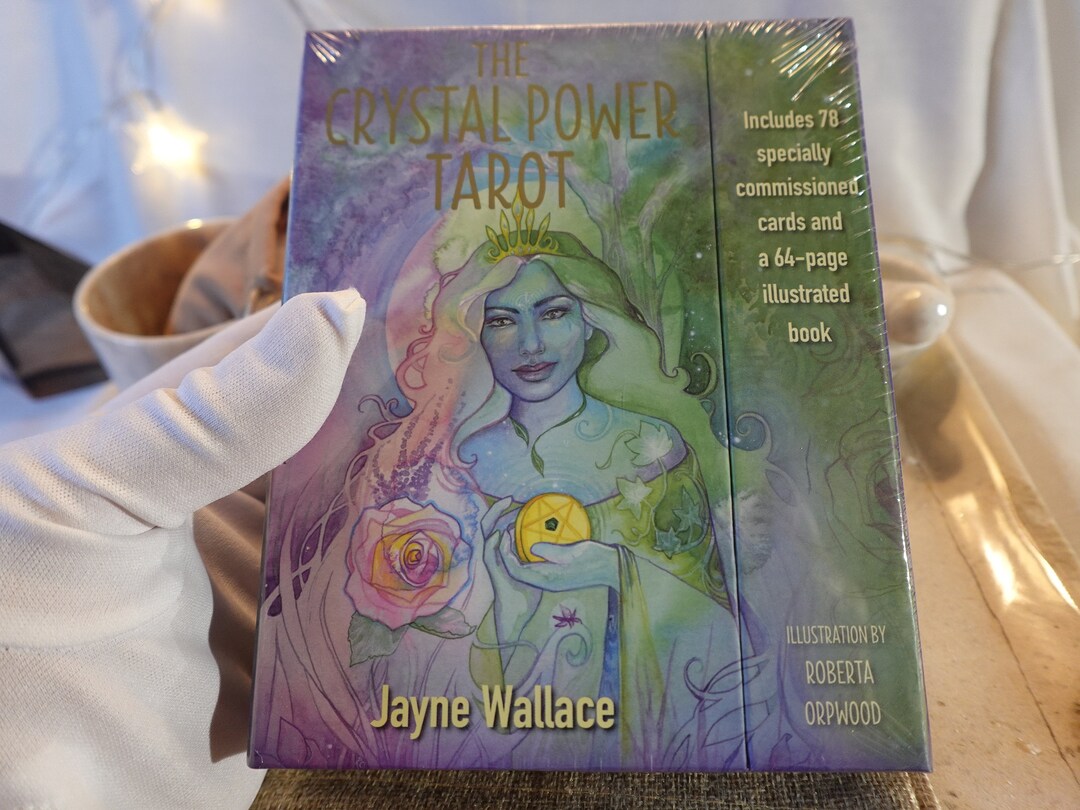 The Crystal Power Tarot Deck 78 Card Deck and 64-page Book Fully ...