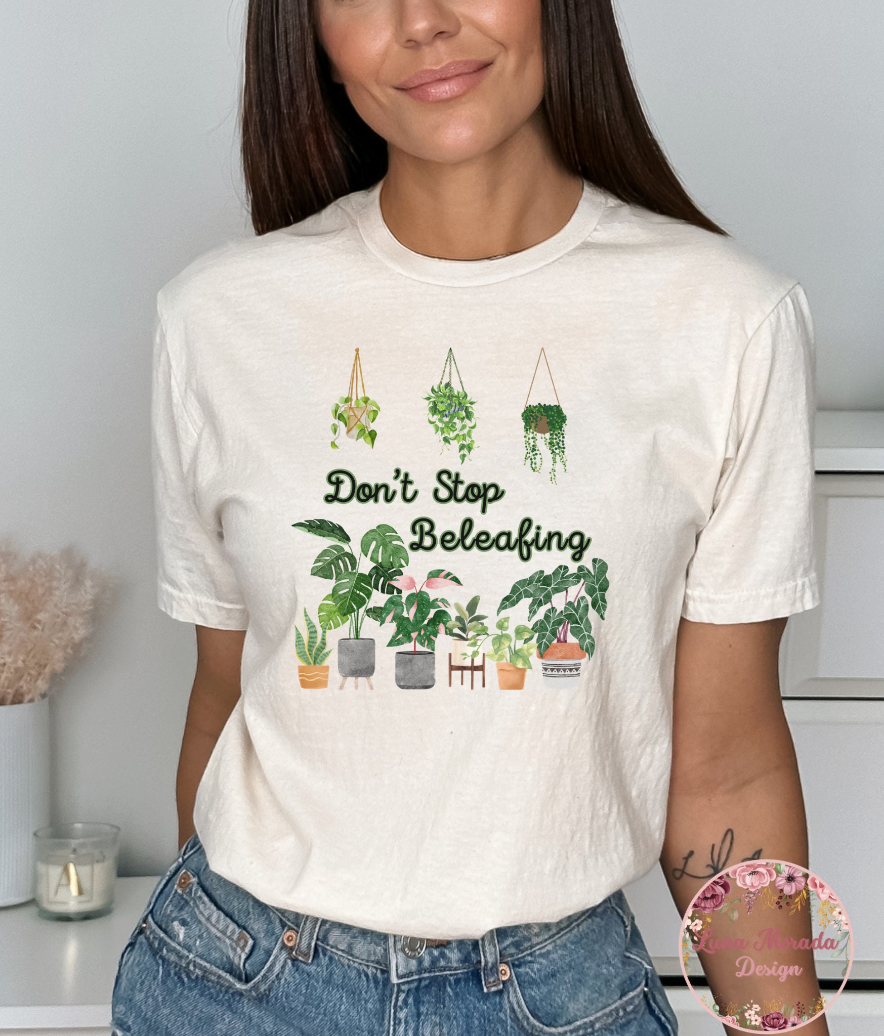 Monstera Plant Shirt Rare Plant Shirt Dont Stop Beleafing Shirt Funny ...