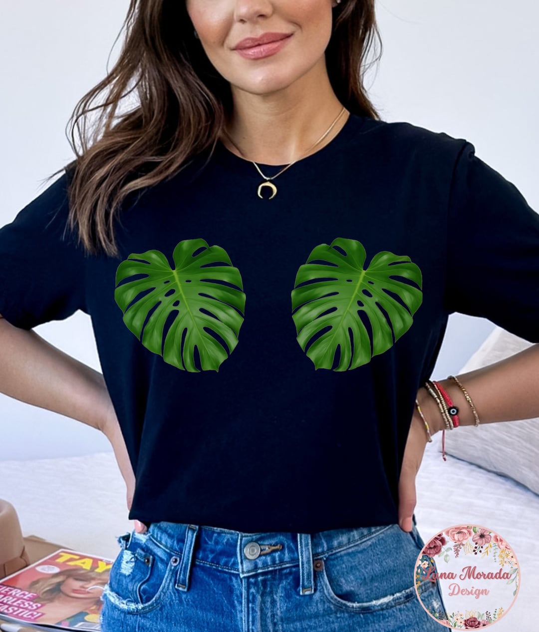 Monstera Leaves Shirt | Tropical Plant Shirt | Plant Lover Shirt ...