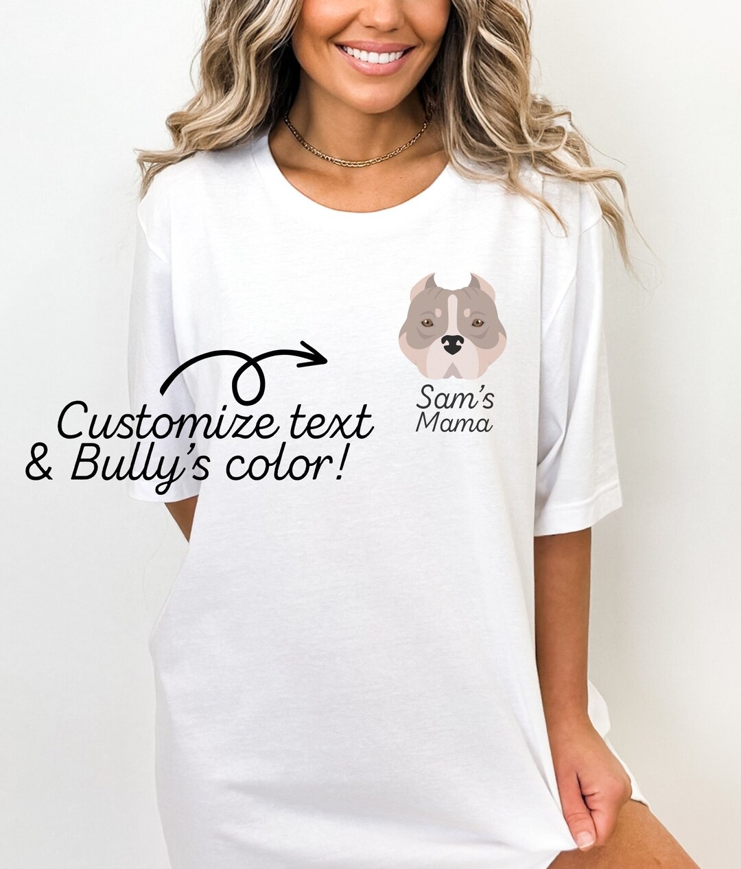 Customizable American Bully T-shirt, Shirt, Bully Mom Gift, Bully Dog ...