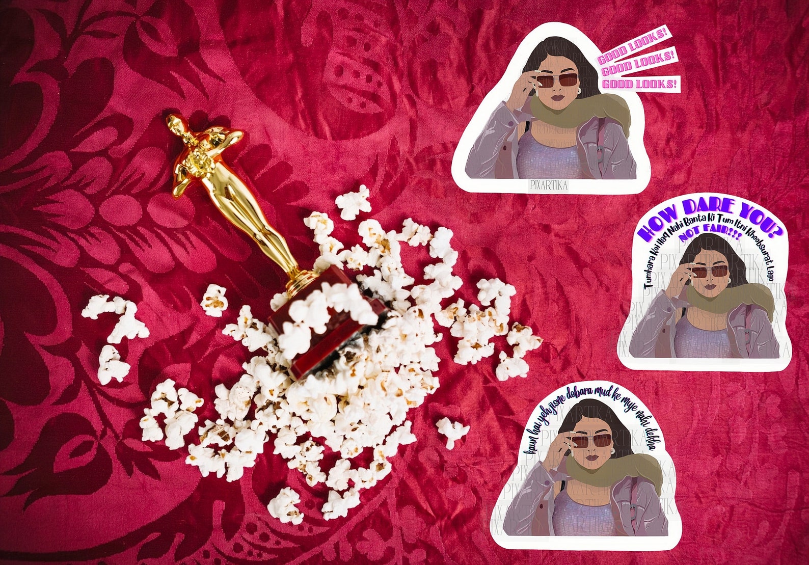 K3G Pooh Sticker: Bollywood Inspired - Kareena Kapoor, SRK - Etsy