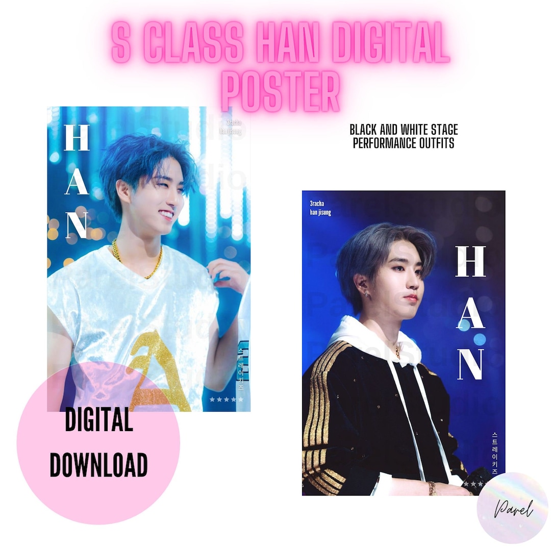 SKZ S-class Han Poster, Han Jisung Stage Performance Poster, Digital ...