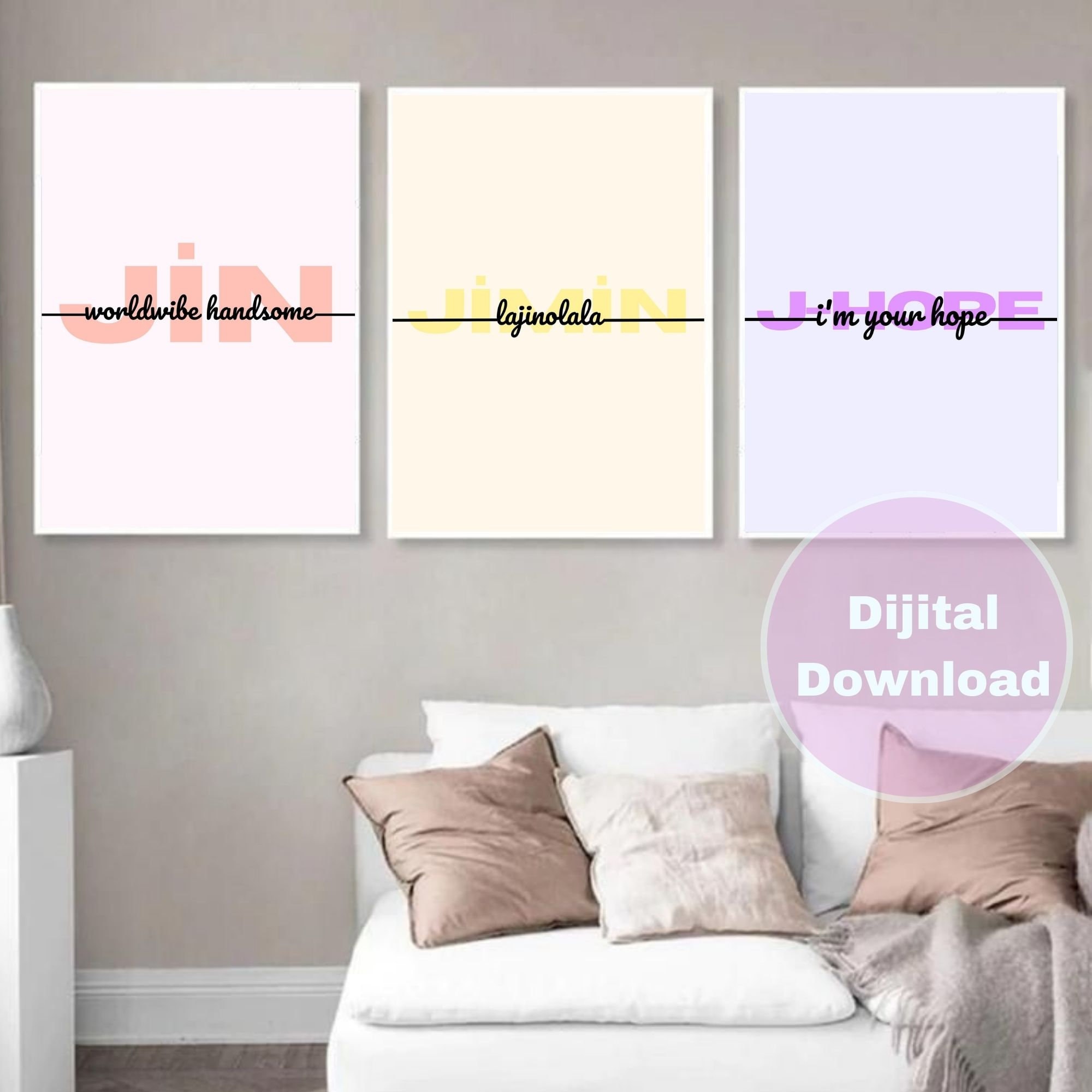 BTS Poster, BTS Wall Art, Bts Print, Bts Wall Poster, Bts Merch, Bts ...
