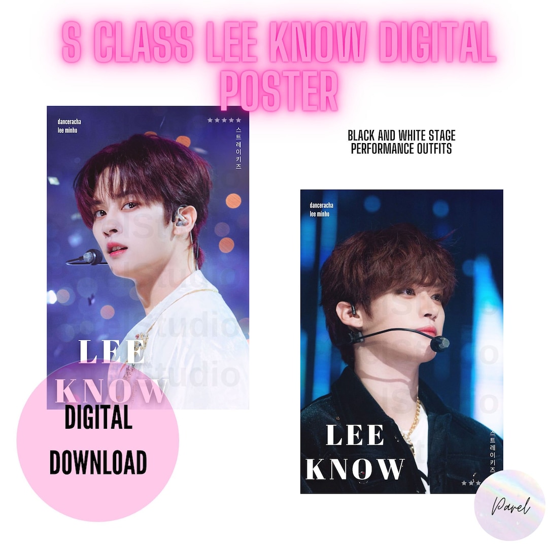 SKZ S Class Lee Know Poster Lee Minho Stage Performance - Etsy