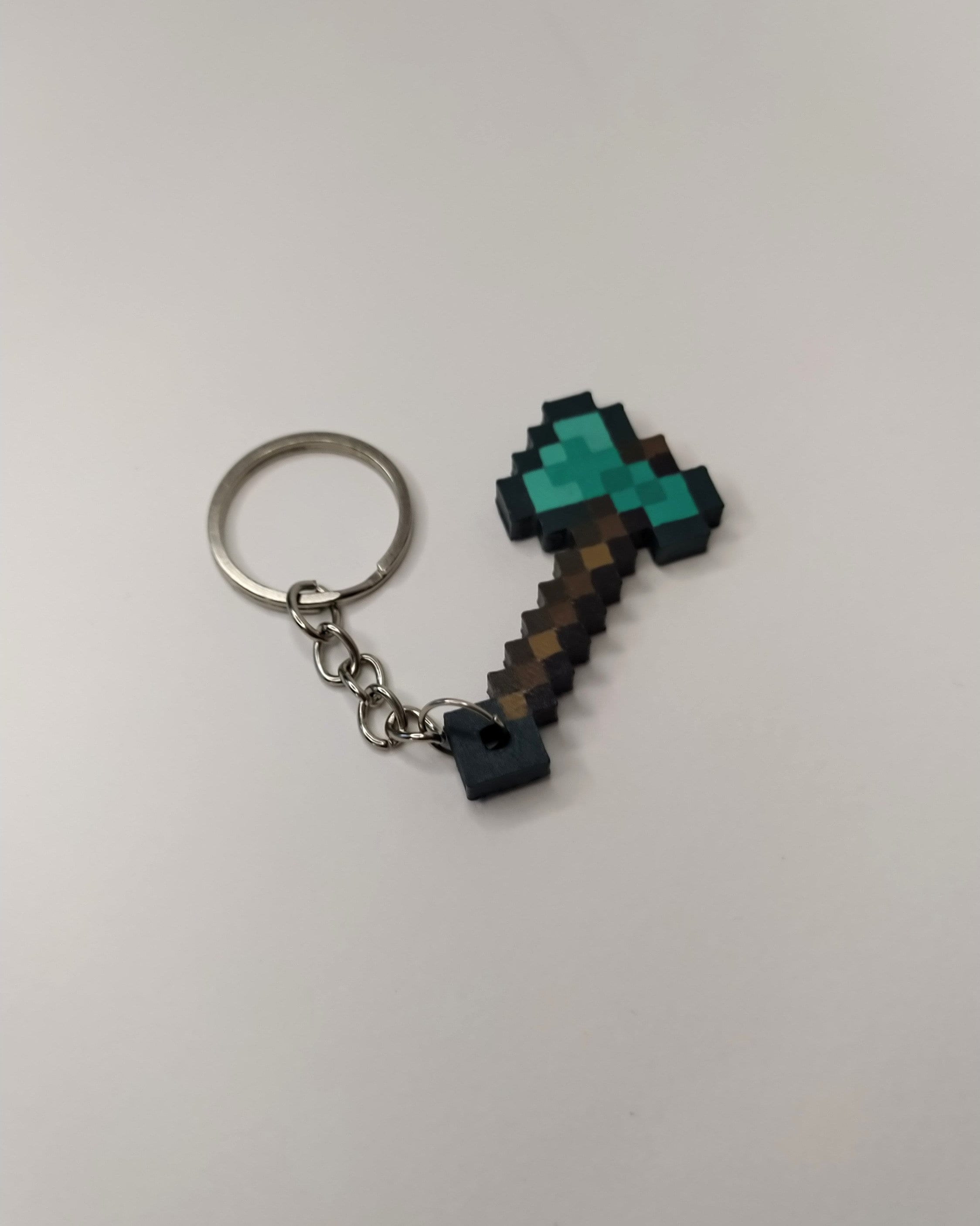 Diamond Tool Keychains Minecraft Sword Pickaxe Axe - Etsy