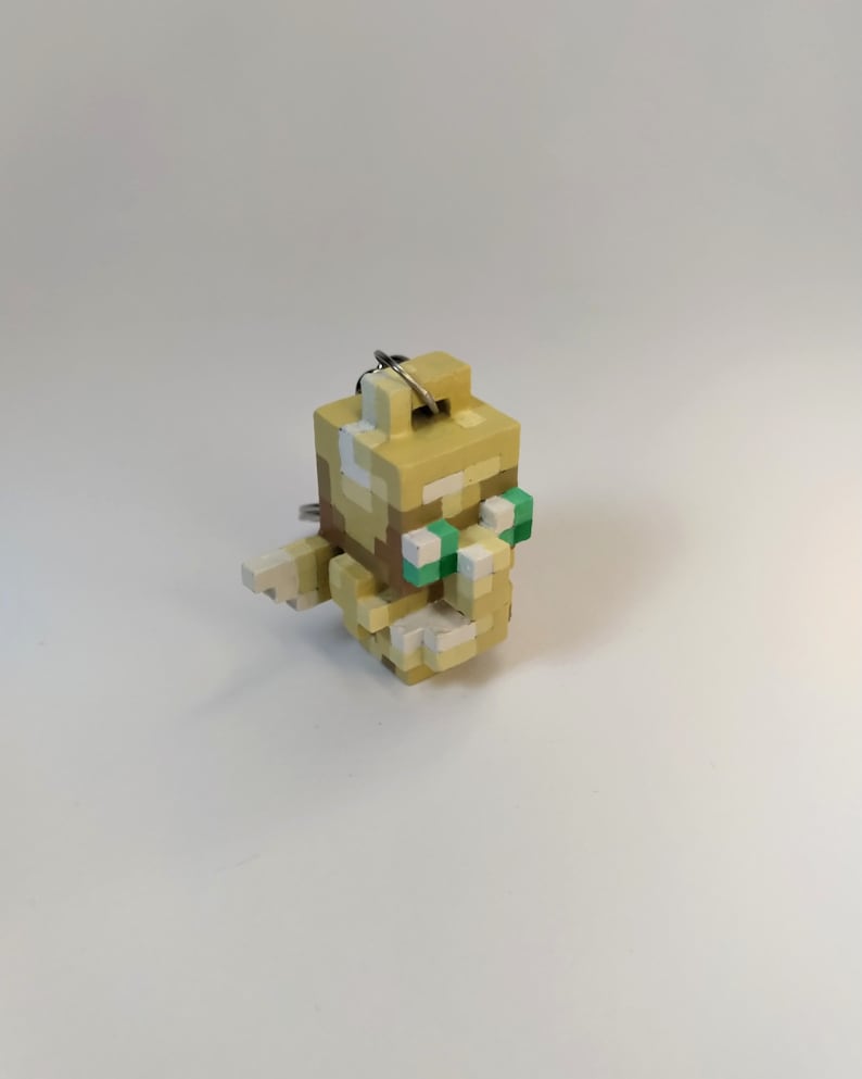 Totem of Undying Keychains Minecraft | Original or 3D | Pixel Game ...