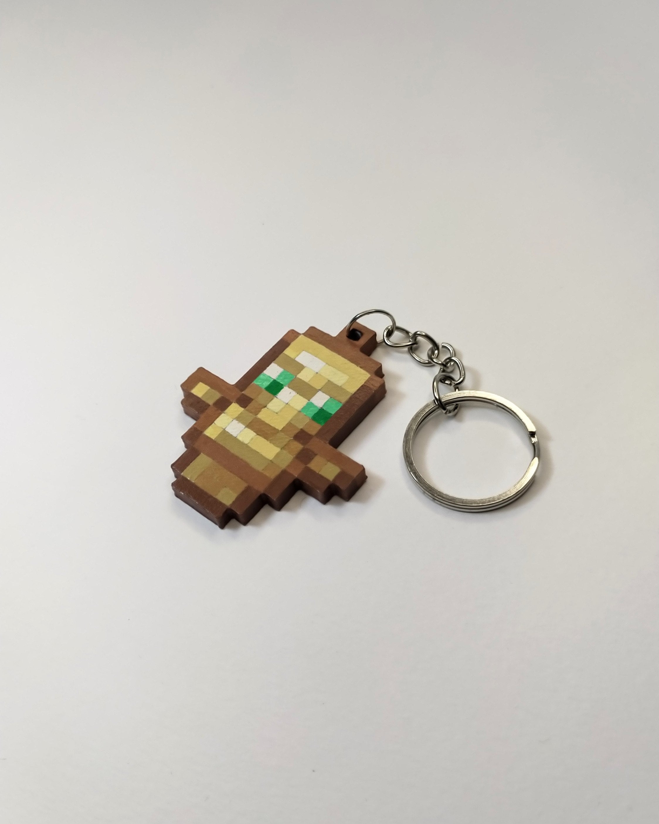 Totem of Undying Keychains Minecraft | Original or 3D | Pixel Game ...