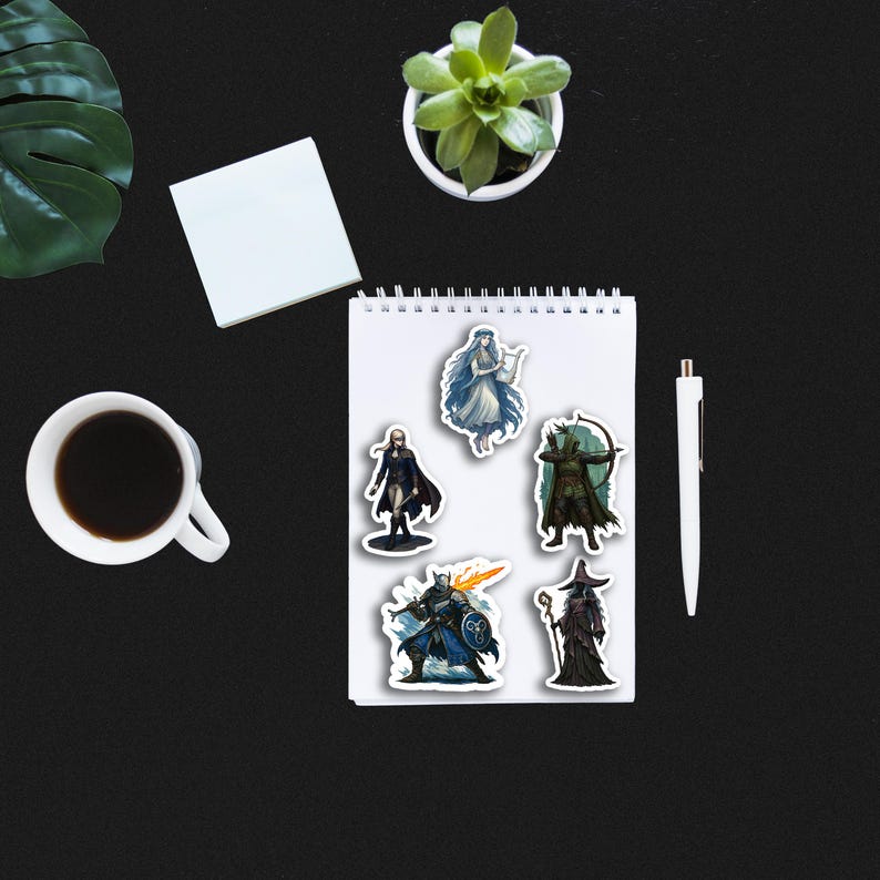 Elden Ring Nightreign Nightfarers Themed Vinyl Stickers | Wylder ...