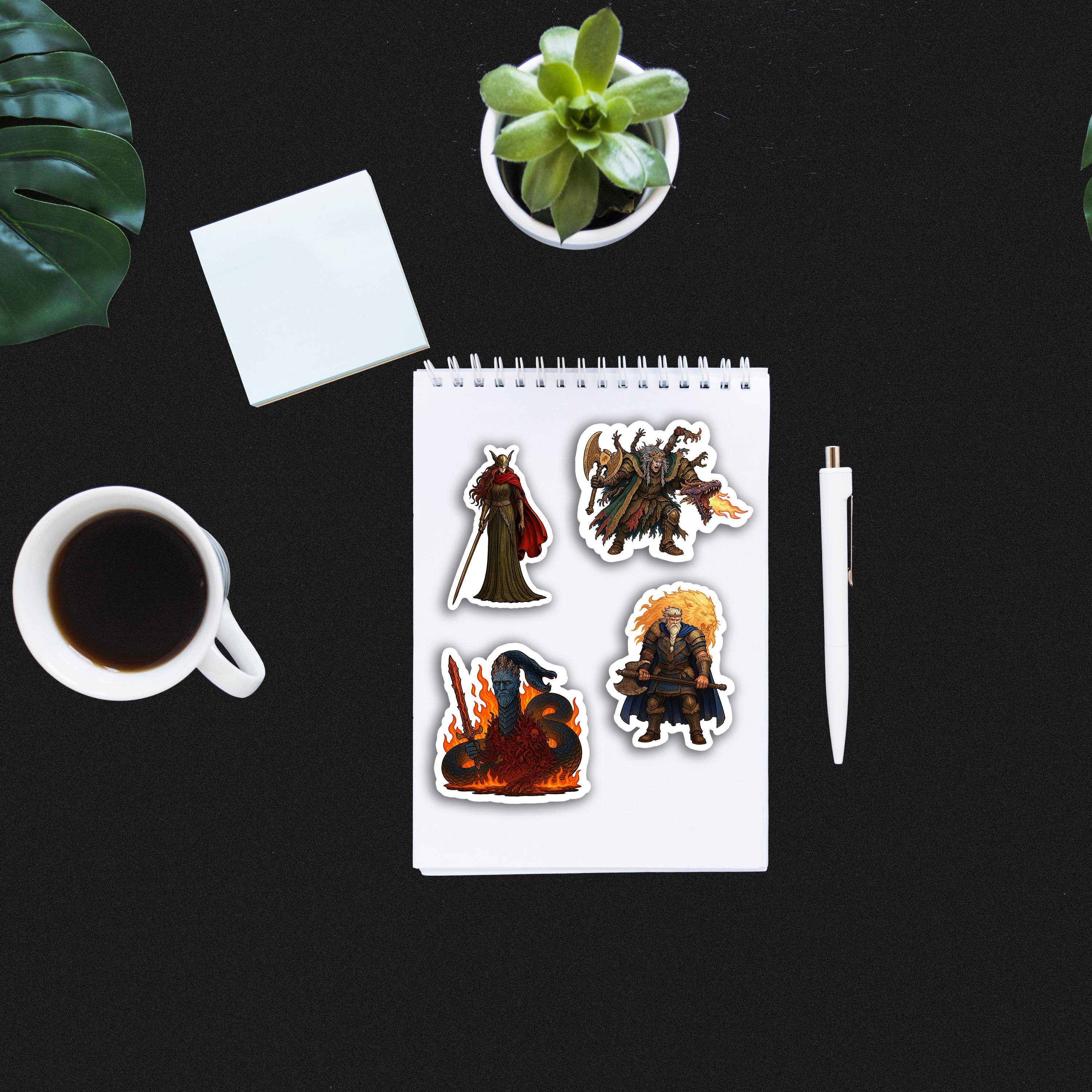 Elden Ring-themed Vinyl Stickers | Malenia, Radagon and Elden Beast ...