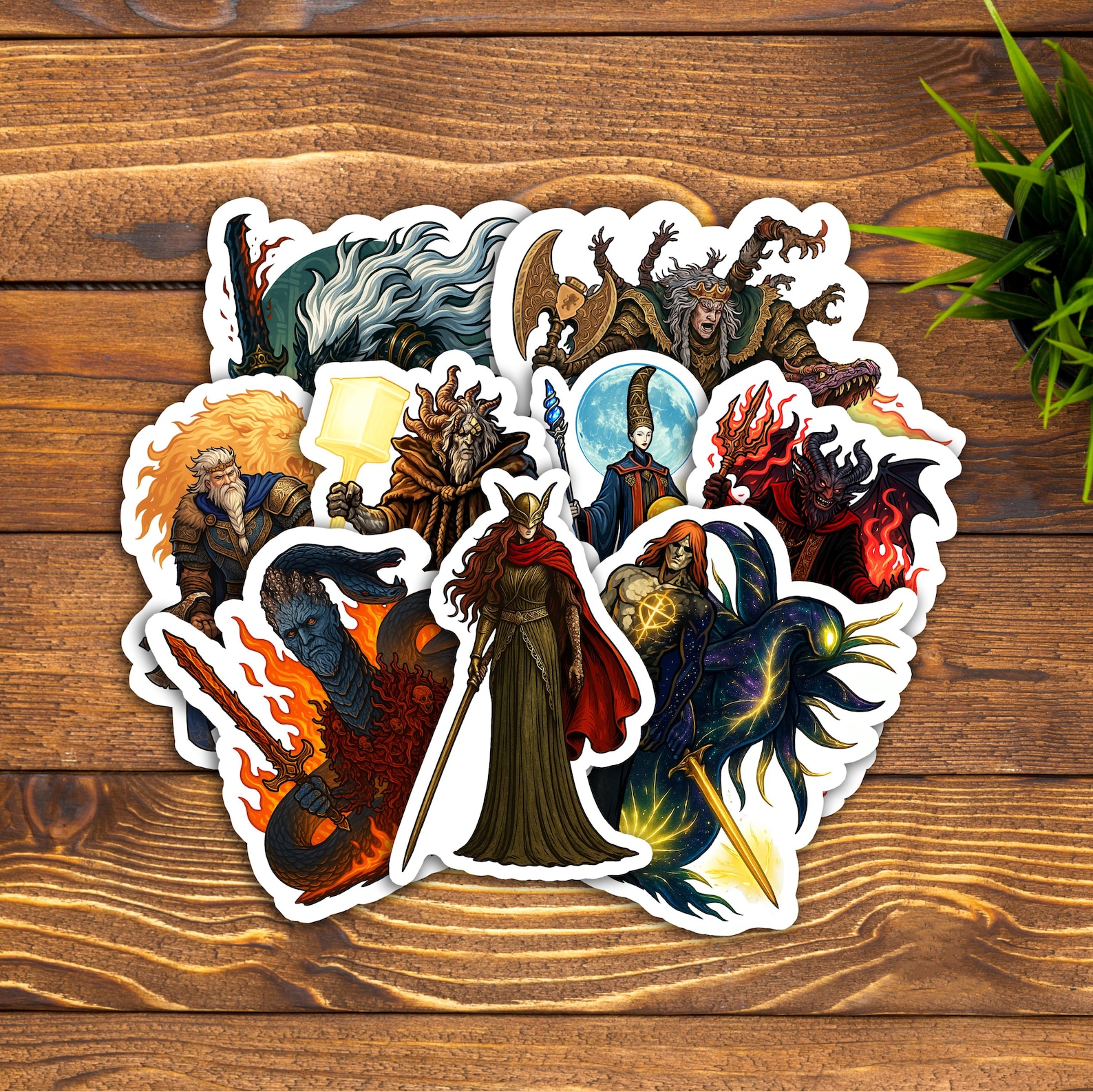 Elden Ring-themed Vinyl Stickers | Malenia, Radagon and Elden Beast ...
