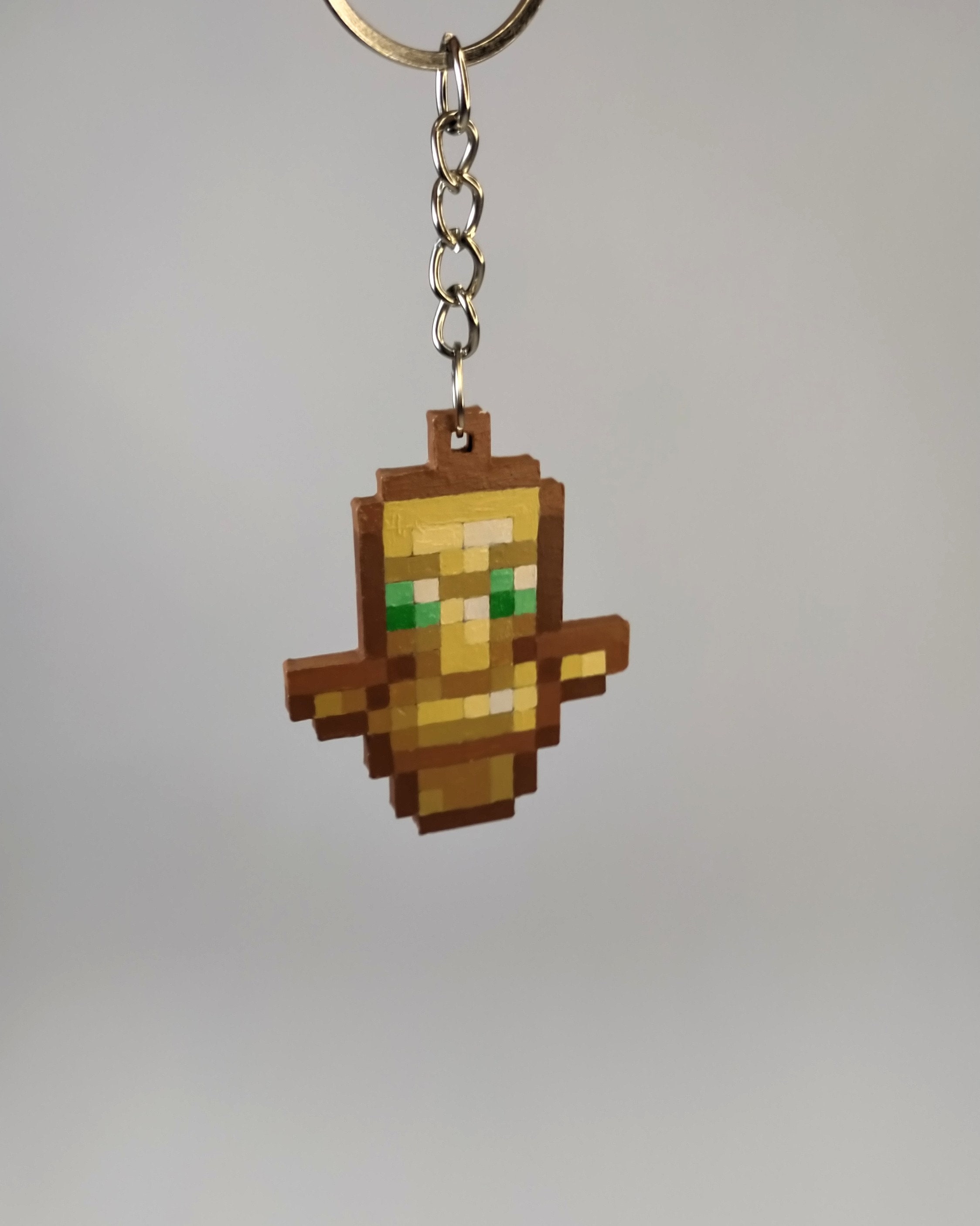 Totem of Undying Keychains Minecraft | Original or 3D | Pixel Game ...