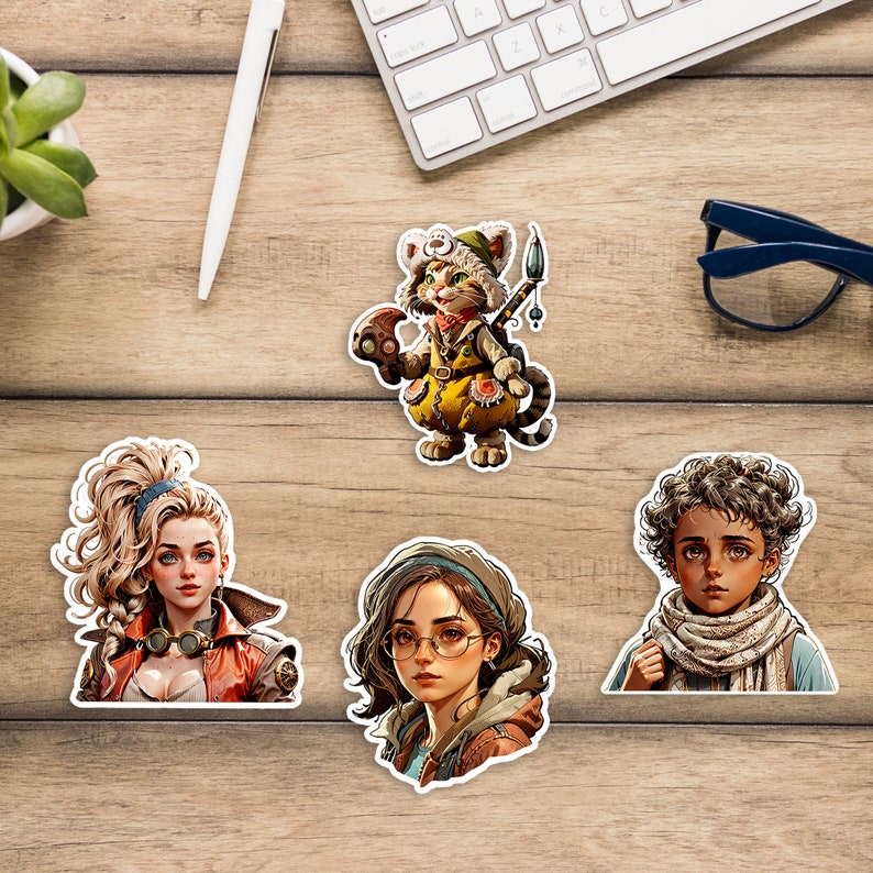 Monster Hunter Wilds Inspared Vinyl Stickers | Gemma, Nata, Alma ...