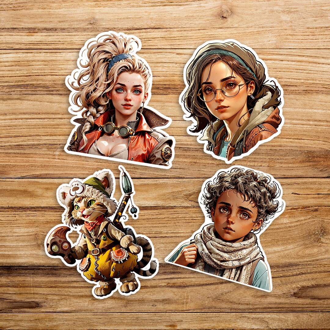 Monster Hunter Wilds Inspared Vinyl Stickers | Gemma, Nata, Alma ...