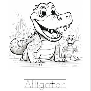 Printable Alphabet Flashcards With Free Printable Animal Coloring Book ...