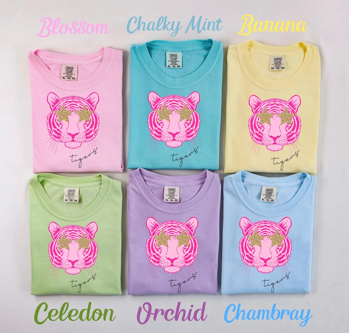 Tiger Neon Pink Shirt Retro Neon Kids Tee Hot Pink Tiger - Etsy