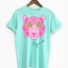 Tiger Neon Pink Shirt Retro Neon Kids Tee Hot Pink Tiger - Etsy