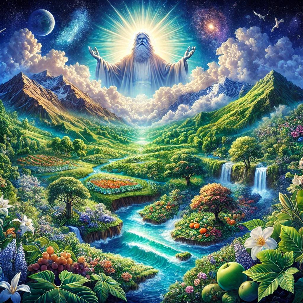 The Creation Story in Genesis | Ai-generated Biblical Art | Christian ...