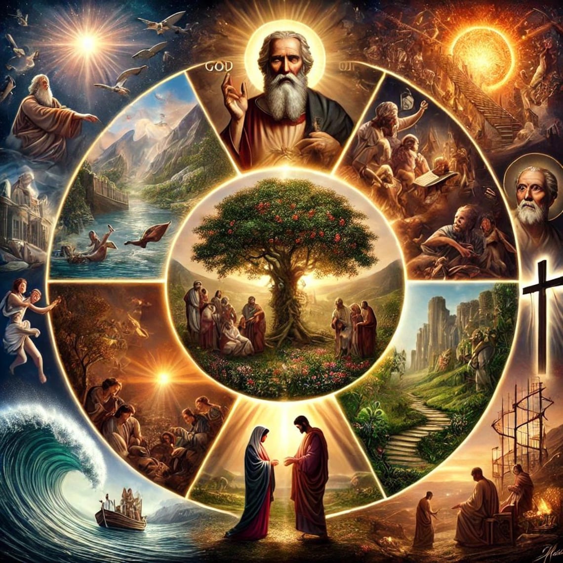 The Book of Genesis Overview | Ai-generated Biblical Artwork ...
