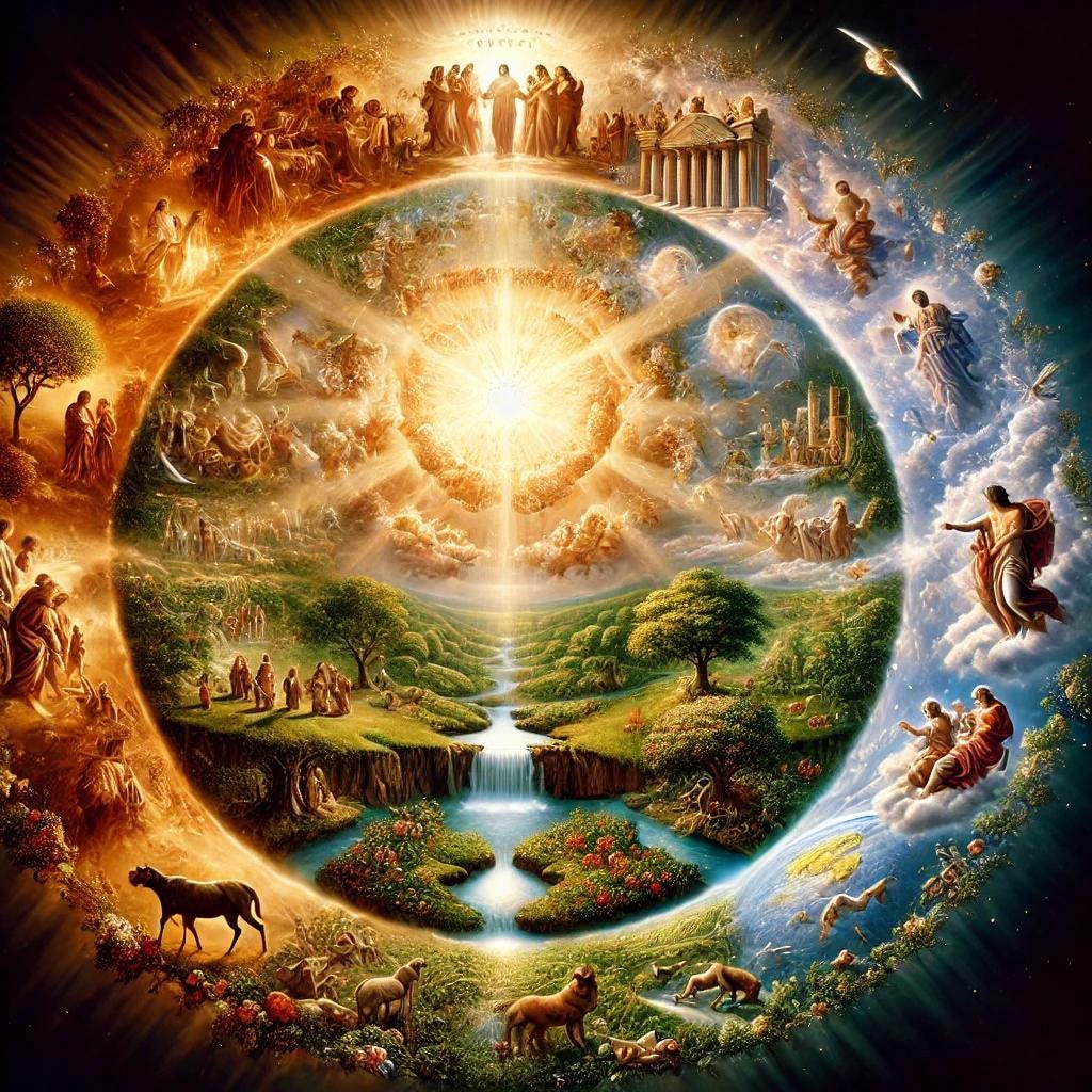 The Creation Story in Genesis | Ai-generated Biblical Art | Christian ...