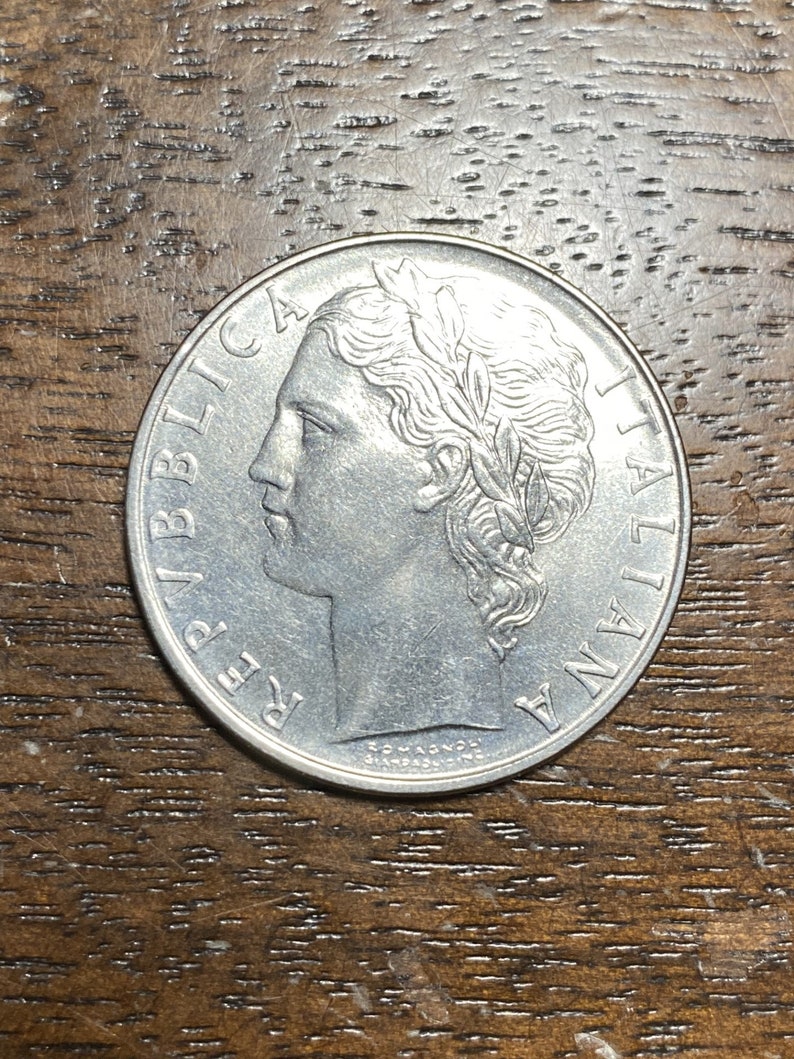 1973 REPVBBLICA ITALIANA - 100 LIRE "large Type" Coin - Etsy