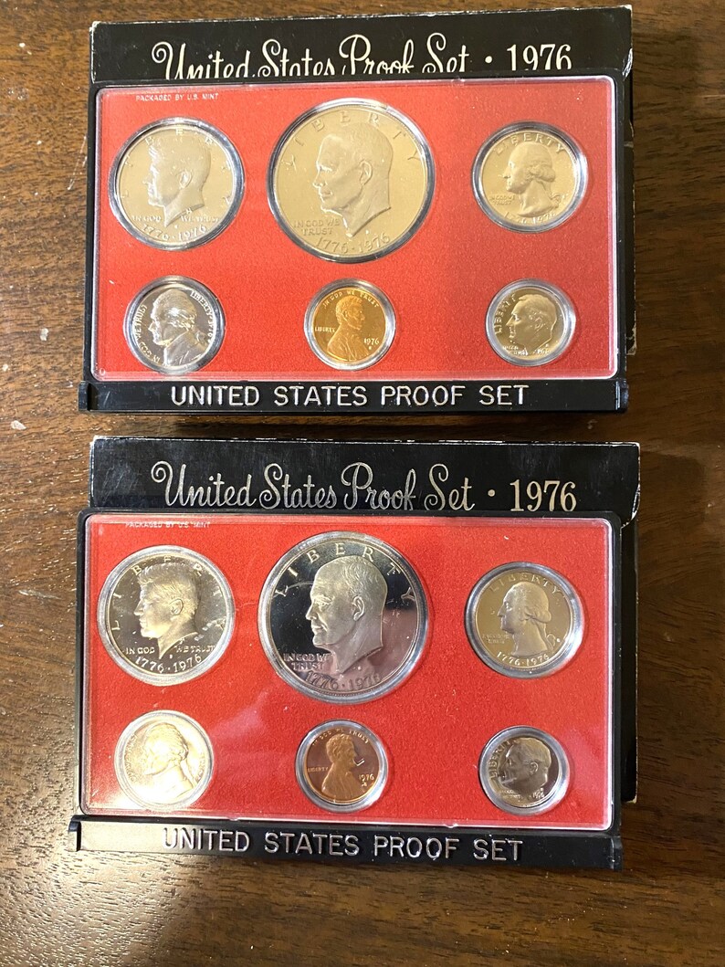 2 1976 Bicentennial United States Proof Sets - Etsy