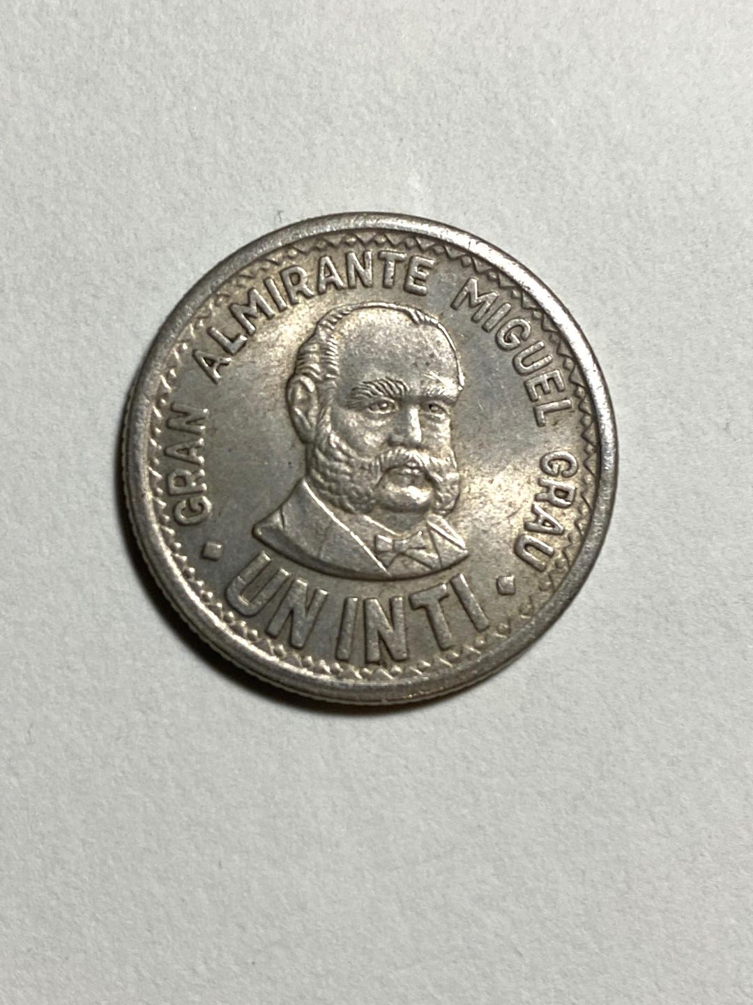 1986 Un Inti Banco De Reserva Del PERU Coin - Etsy