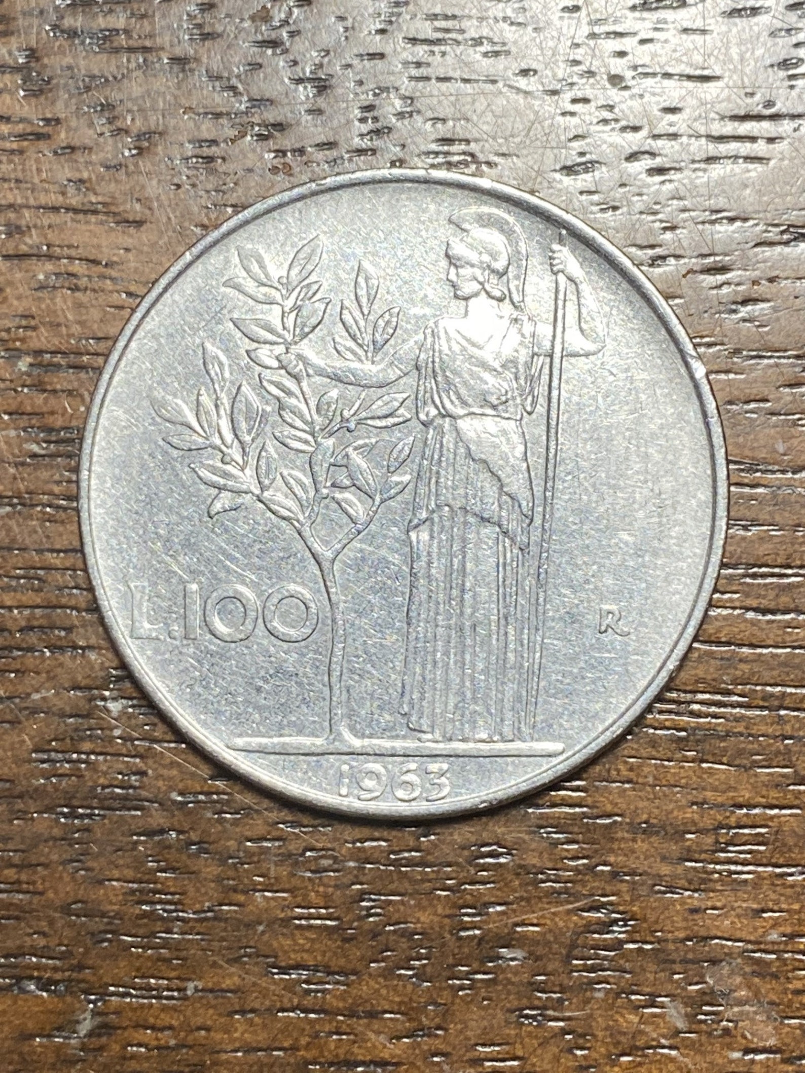 1963 REPVBBLICA ITALIANA - 100 LIRE Coin - Etsy