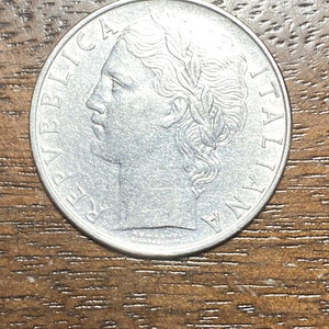1963 REPVBBLICA ITALIANA - 100 LIRE Coin - Etsy