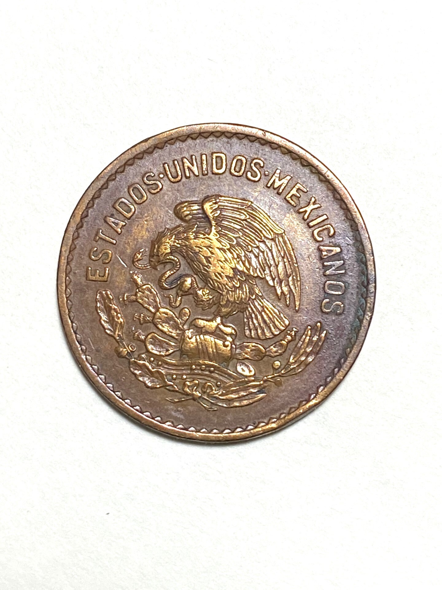 1955 Cinco Centavos Mexico Coin - Etsy