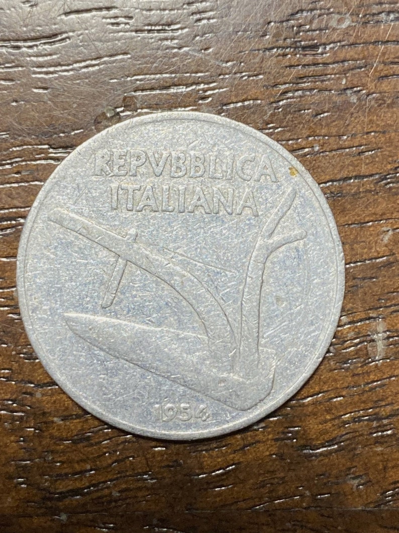1954 REPVBBLICA ITALIANA 10 LIRE - Etsy
