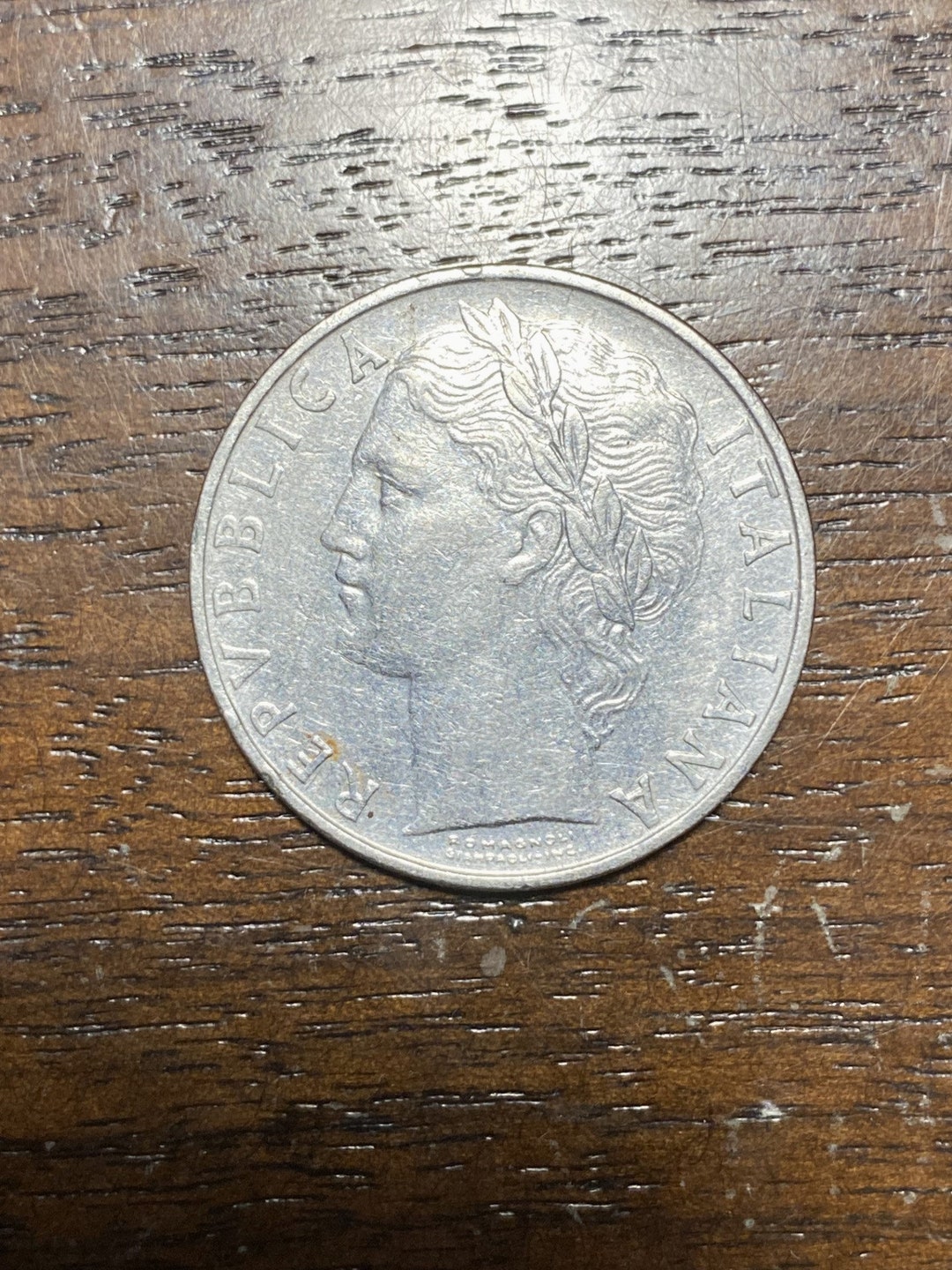 1966 REPVBBLICA ITALIANA - 100 Lire "large Type" Coin - Etsy