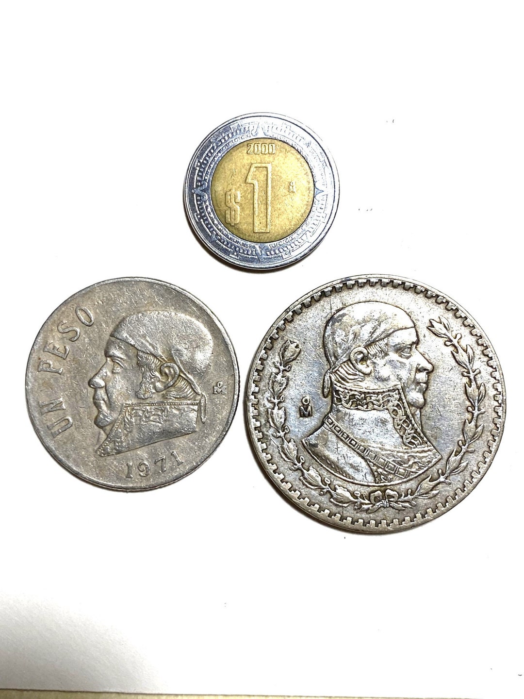 Mexican Un Pesos - 1962, 1971, 2000 - Etsy