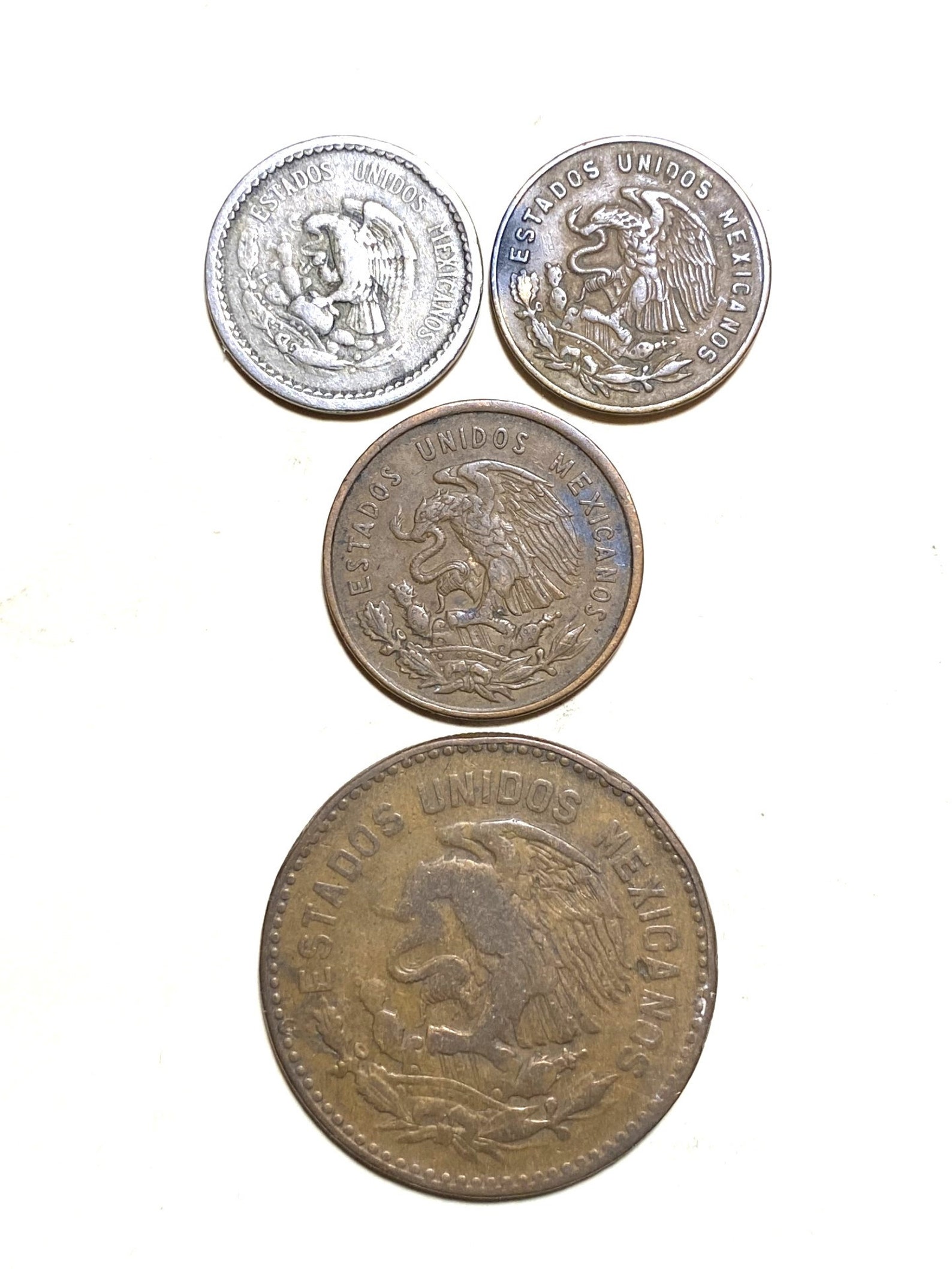 Vintage Mexican Centavos Coin Set, 1937-1960 (lot of 4) - Etsy