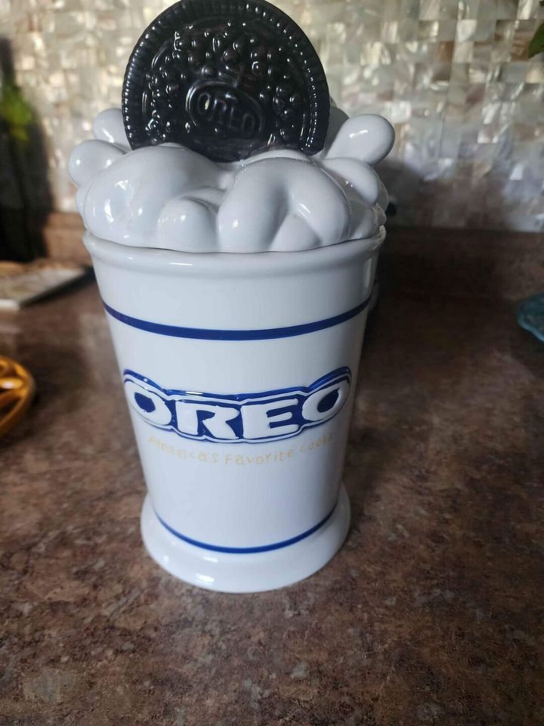 Vintage Oreo Lidded Cookie Jar - Etsy