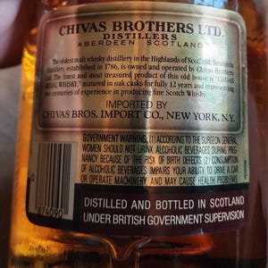 Chivas Regal Blended Scotch Whisky - Etsy