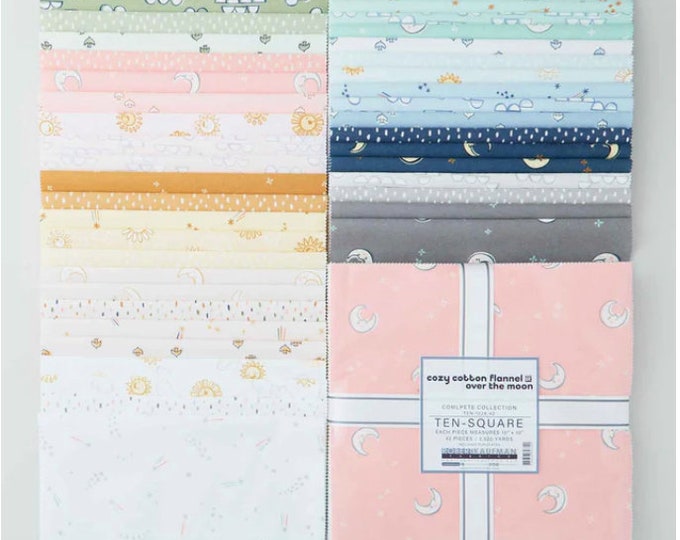 Cozy Cotton Flannels - Over the Moon Layer Cake by Studio RK for Robert ...