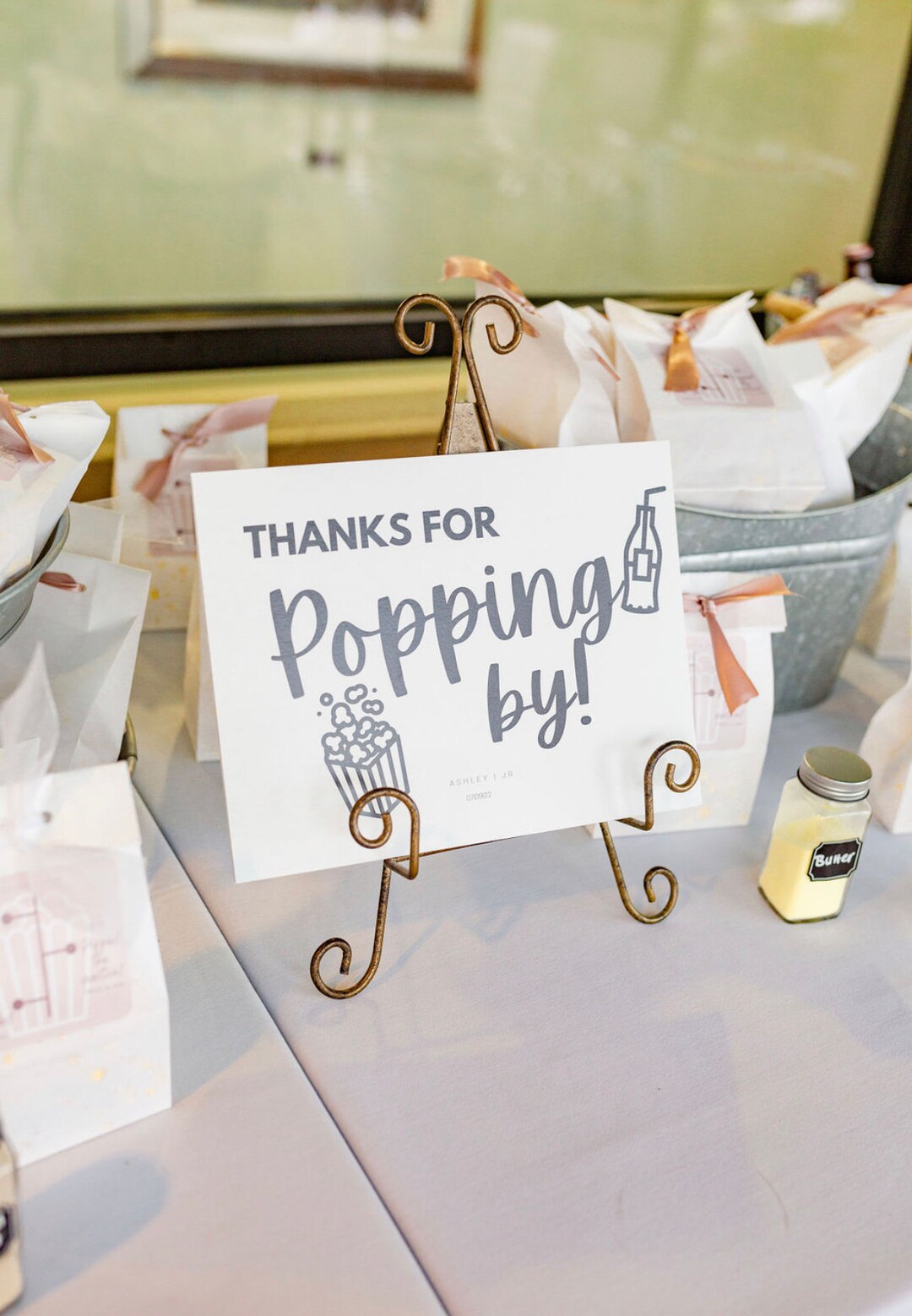 Thanks for Popping by Party Favor Printable - Etsy