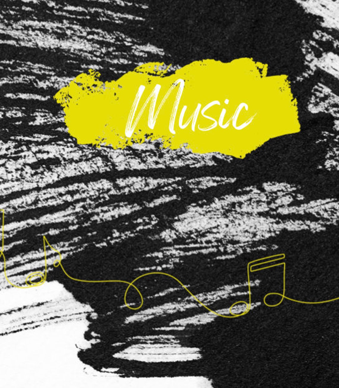 Digital Download Music Staff Paper With Notes Pages (printable Cover ...