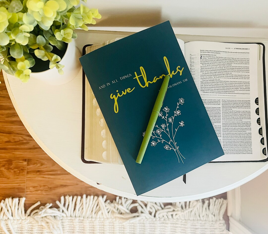 Teal Daily Gratitude Journal (physical Product) - Etsy