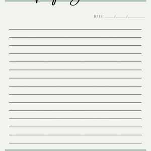 Prayer Journal Bundle: Printable Prayer Request, Praise, Bible Verse ...