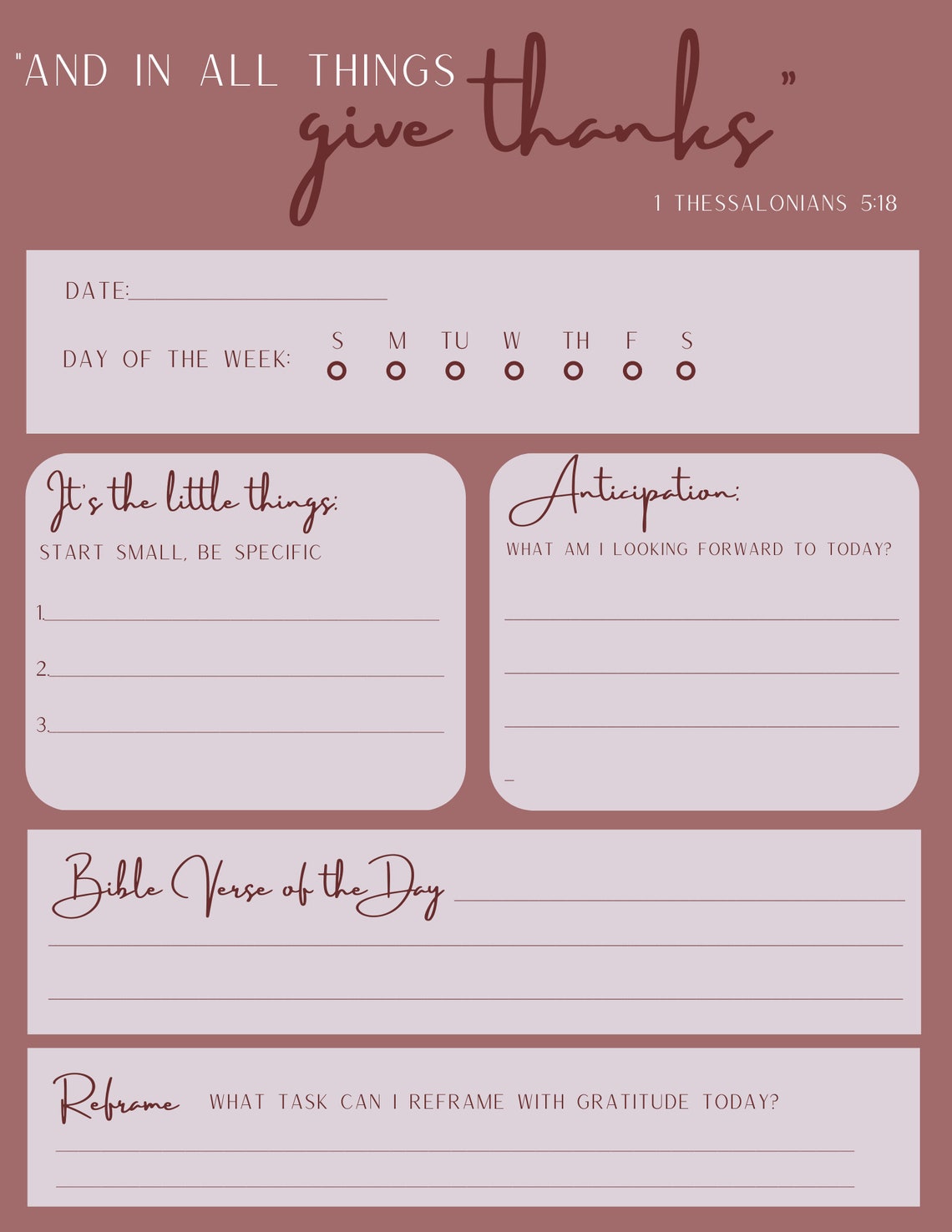 Prayer Journal Bundle: Printable Prayer Request, Praise, Bible Verse ...