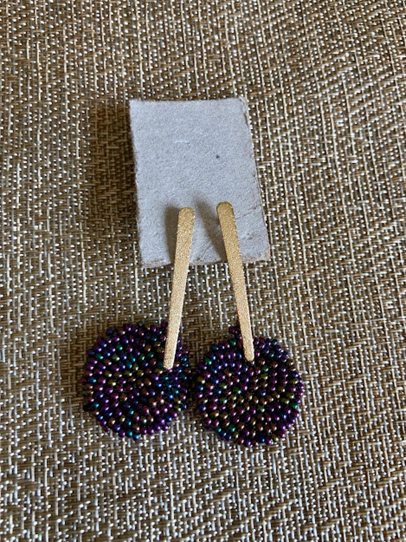 Beaded Earrings From the Embera Chami Tribe in Colombia - Etsy