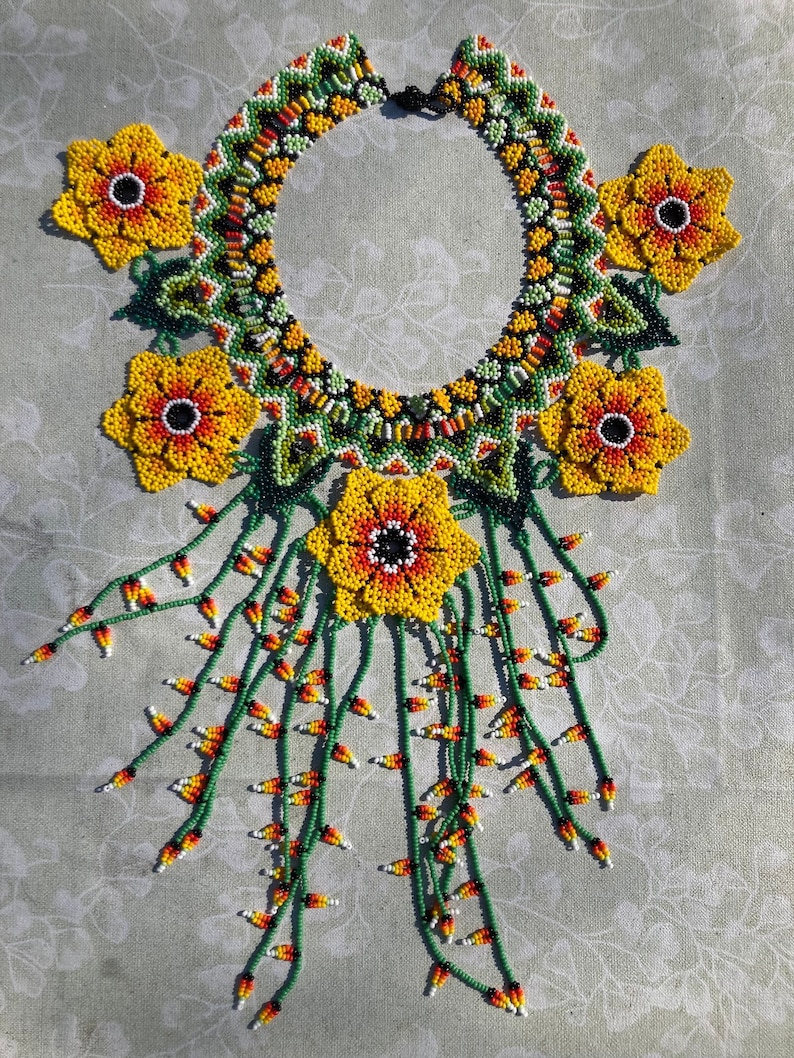 Beaded Necklace From the Embera Chami Tribe - Etsy