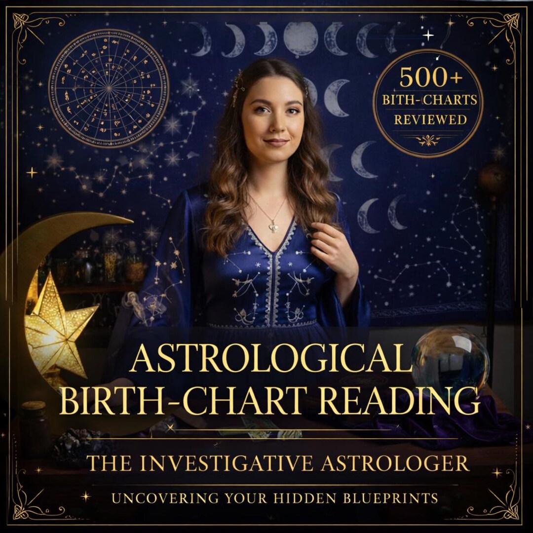 Detailed Natal Chart Reading for Self-discovery: Psychic Astrologer ...