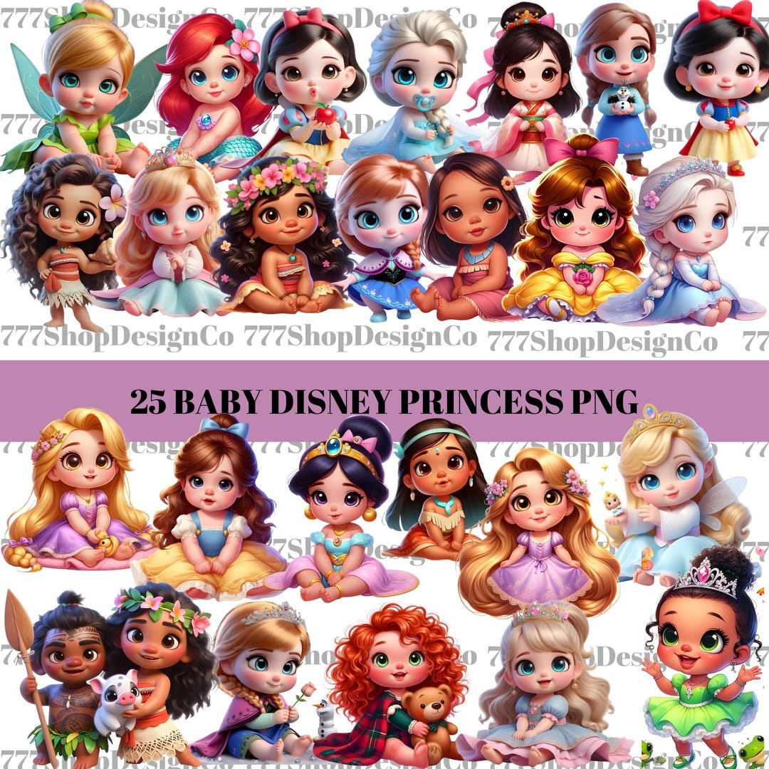 Baby Princess Png, Princess Png Cricut Files, Baby Cinderella Png, Baby ...