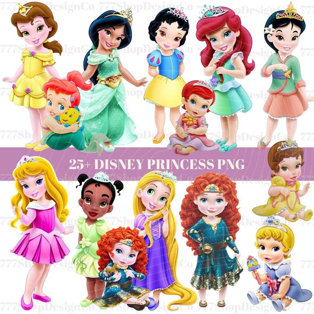 Baby Princess Png, Princess Png Cricut Files, Baby Princess Frozen Elsa ...